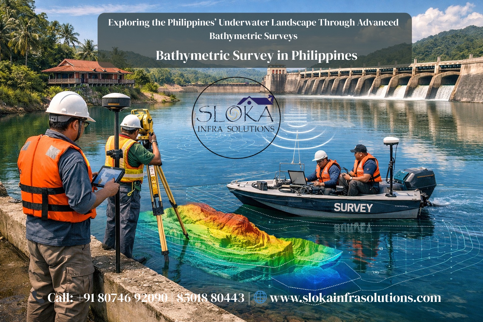 Bathymetric Survey in Philippines | Call: +91 80746 92090