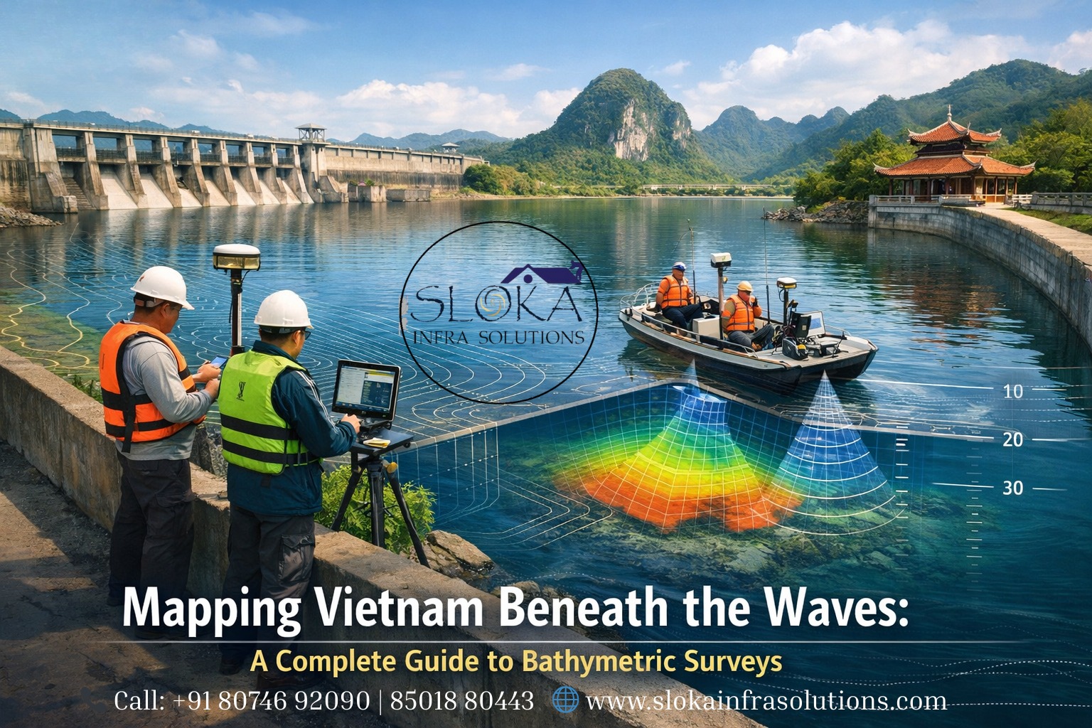 Bathymetric Survey in Vietnam | Call: +91 80746 92090
